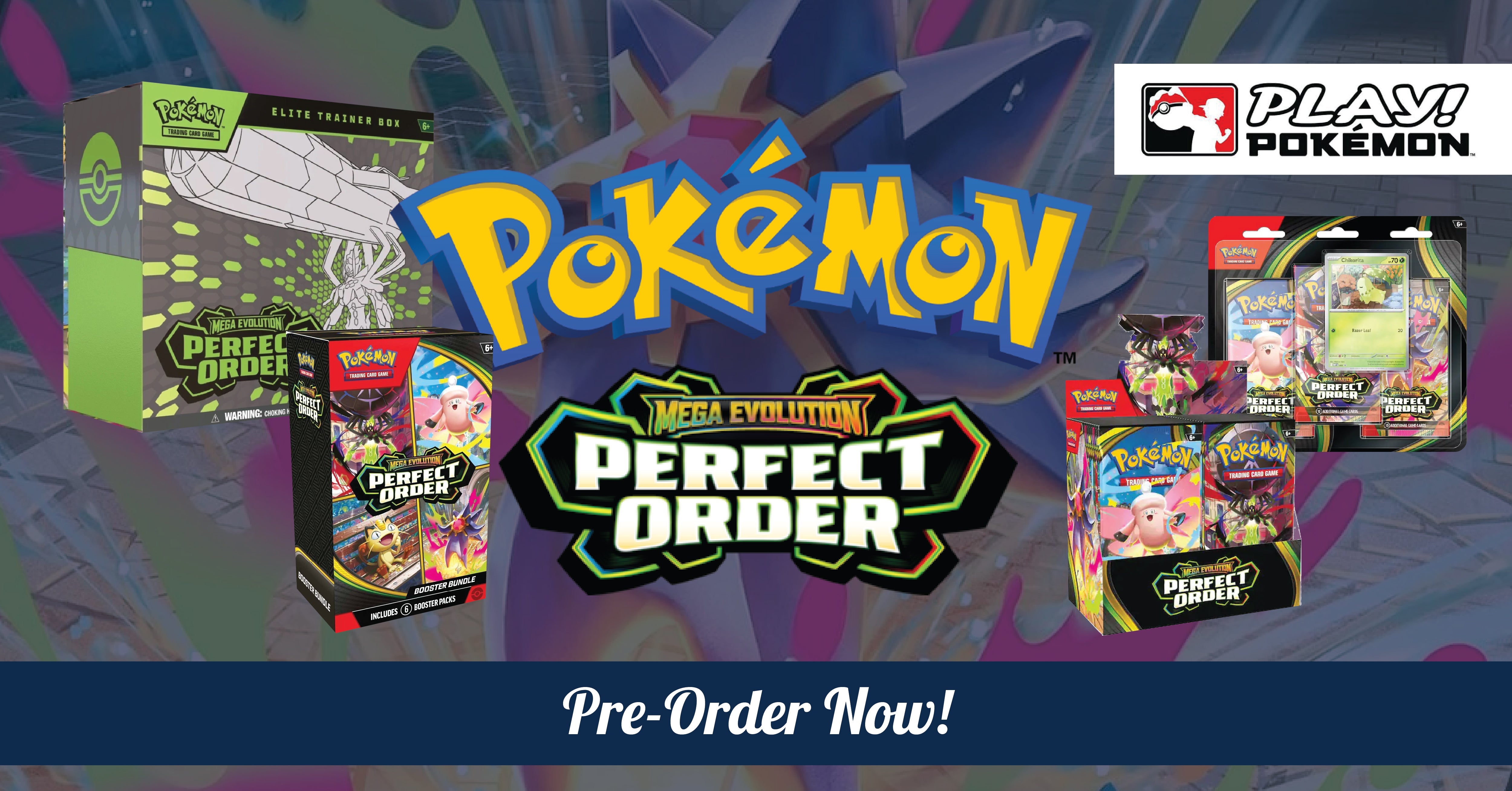 Pokemon Perfect Order ME03 | Booster Boxes, Cases & More – Flipside Gaming