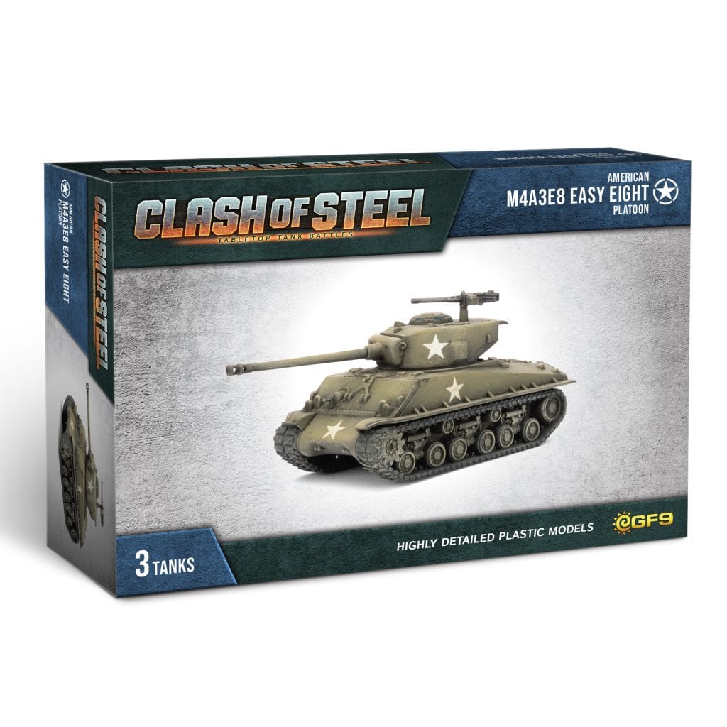 American M4A3E8 Easy Eight Tank Platoon – Flipside Gaming