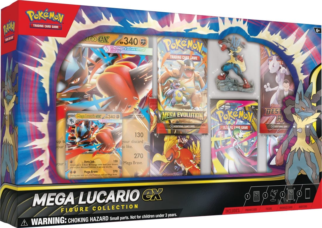 Pokemon Mega Lucario ex Premium Figure Collection Box – Flipside Gaming