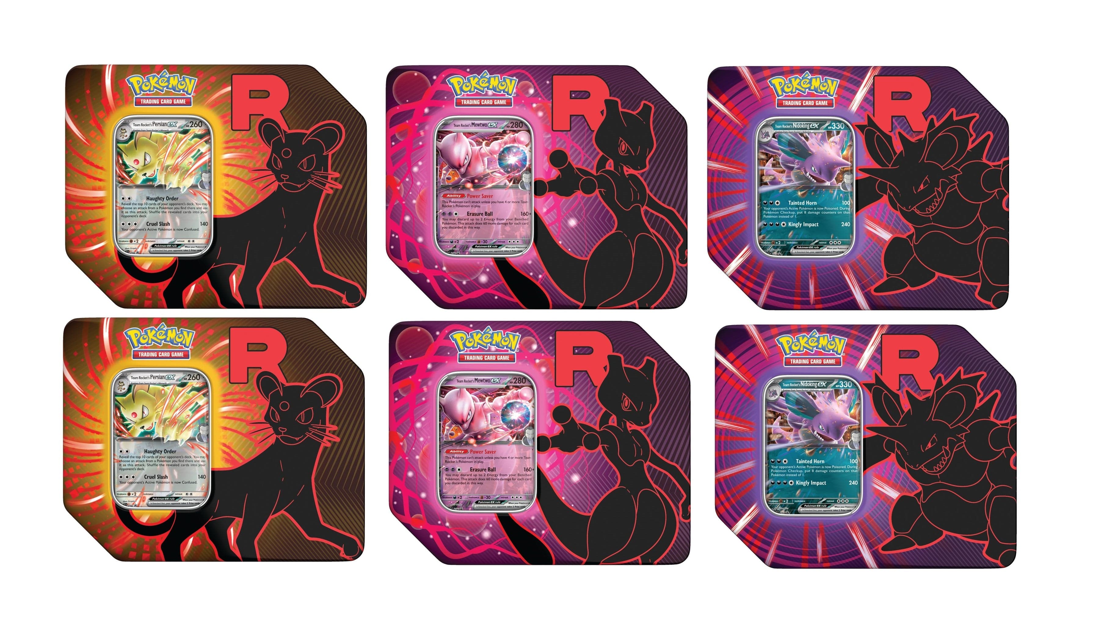 Pokemon Team Rocket [x6] Tins Sealed Case – Flipside Gaming