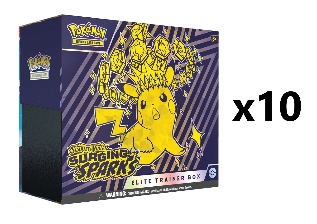 Pokemon Surging Sparks Elite Trainer Box [x10] Sealed Case – Flipside ...
