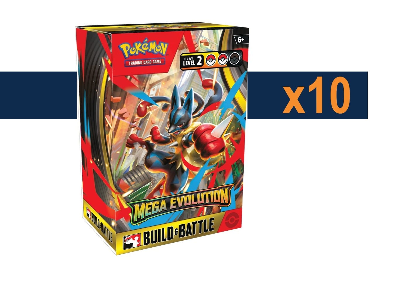 Pokemon Mega Evolution ME01 Build & Battle [x10] Sealed Display ...