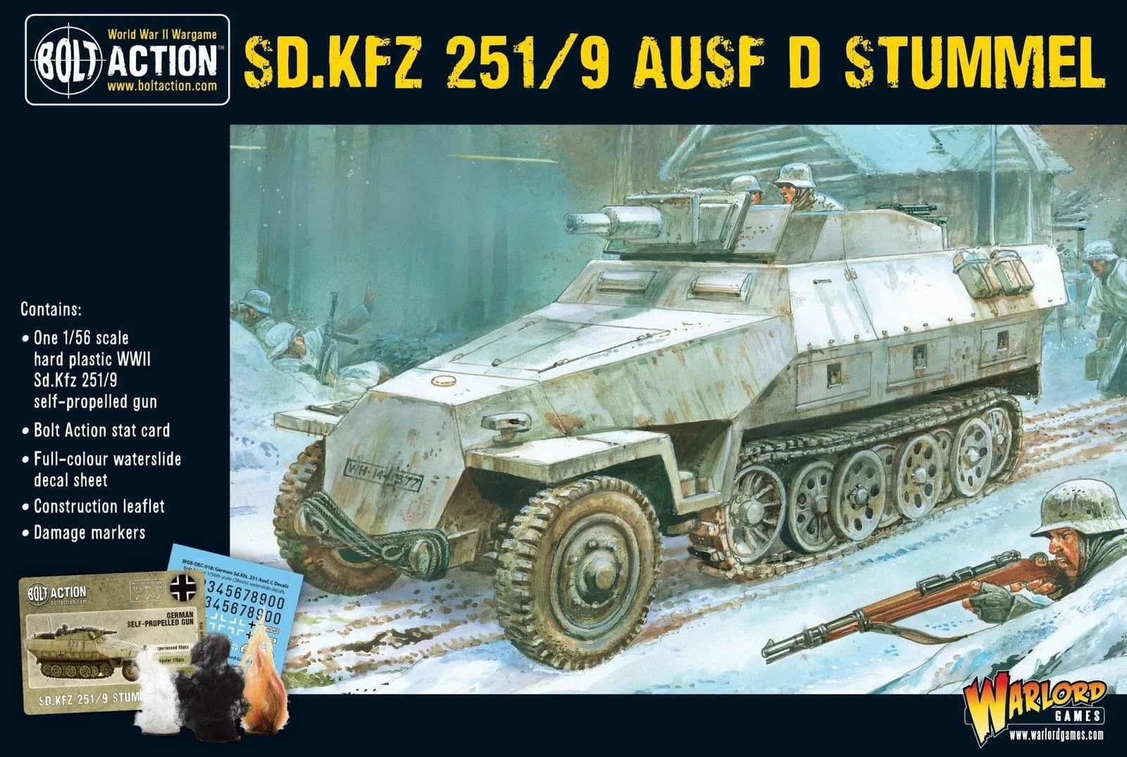 Sd.Kfz 251/9 Ausf D (Stummel) Half track – Flipside Gaming