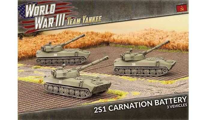 Soviet 2S1 Carnation Battery (WWIII x3 Tanks) – Flipside Gaming