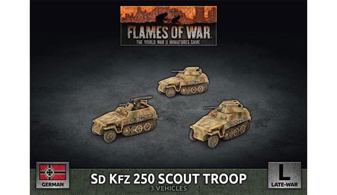 German Sd Kfz 250 Scout Troop – Flipside Gaming